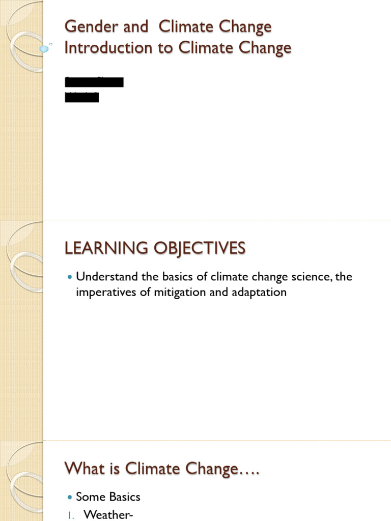 Climate Change Basics For The Class | PDF | Greenhouse Effect ...
