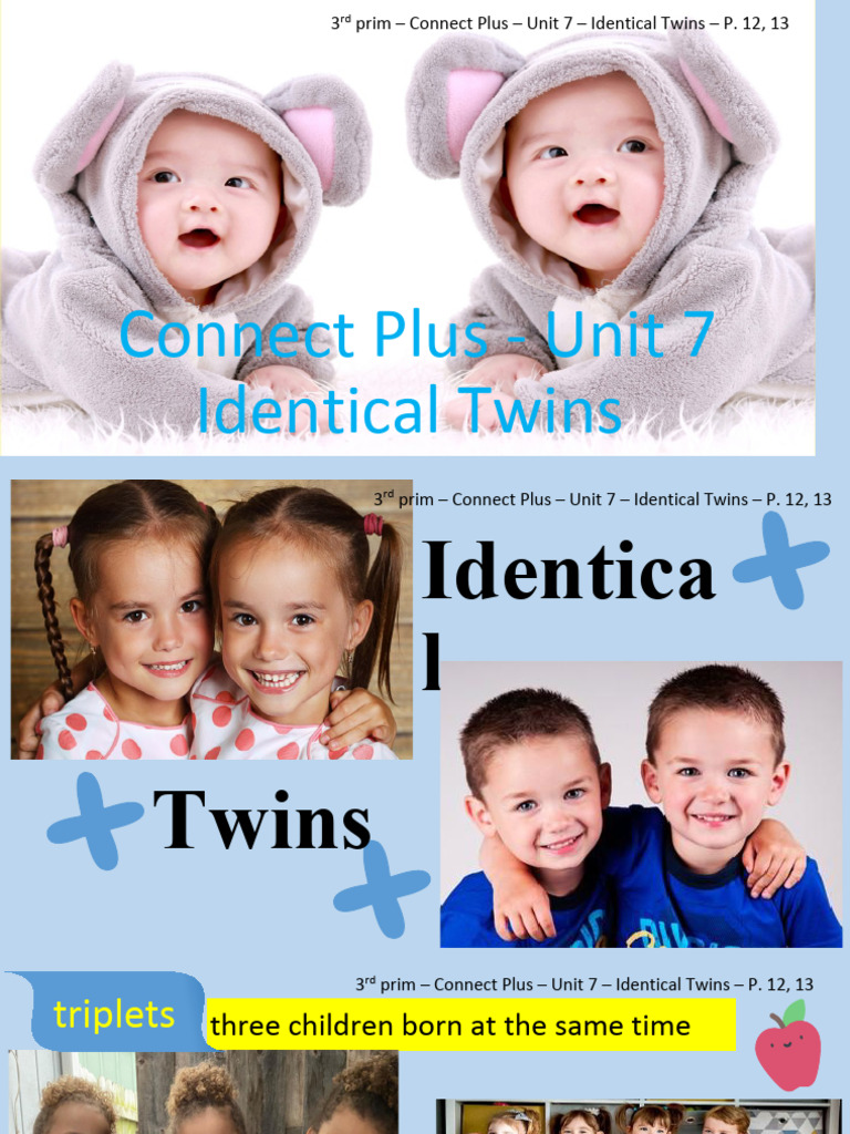 Connect Plus Identical Twins - Page 12, 13 | PDF