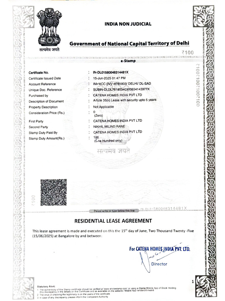 69 Rooms #308 Tenant Agreement | PDF