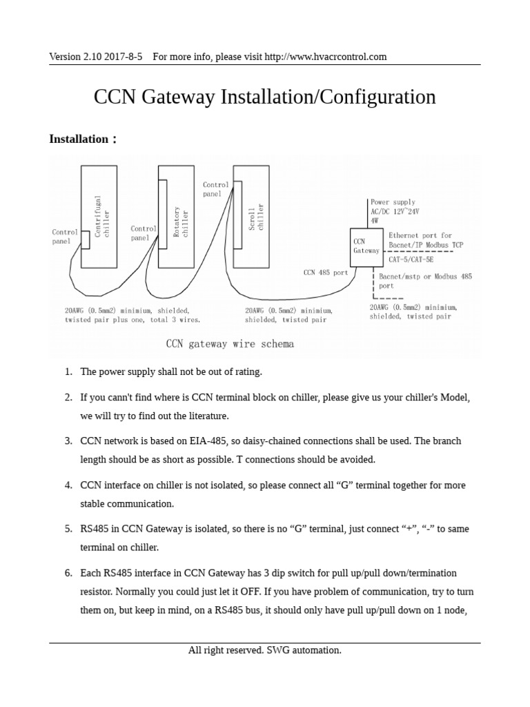 CCN Gateway Installation Guide | PDF | Ip Address | Computer Networking