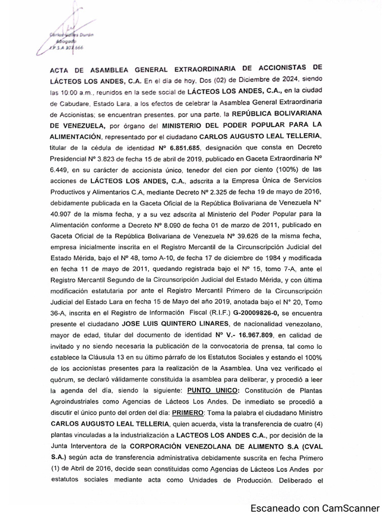 Acta 2-12-2024 | PDF