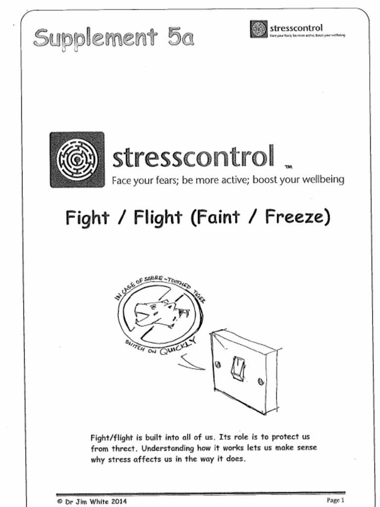Stress - Fight .Flight - Faint .Freeze | PDF