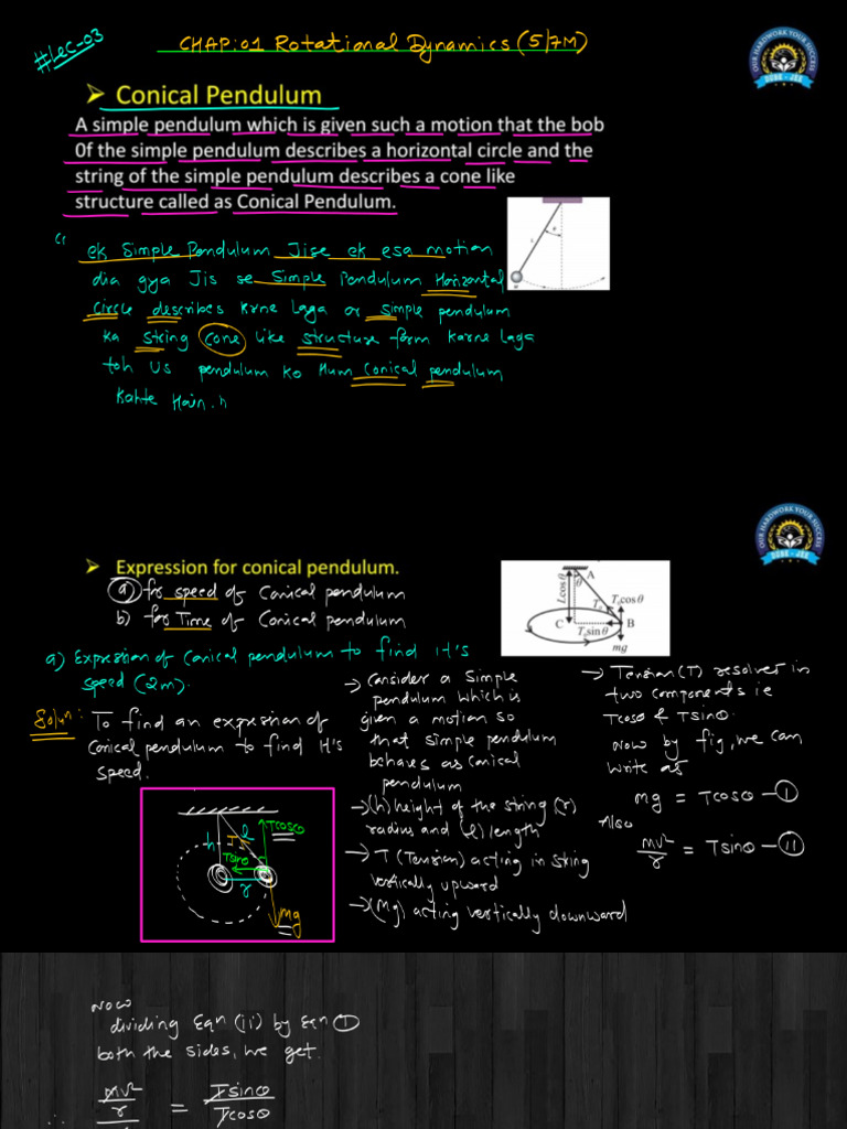 Lec-03 Rotational Dynamics | PDF