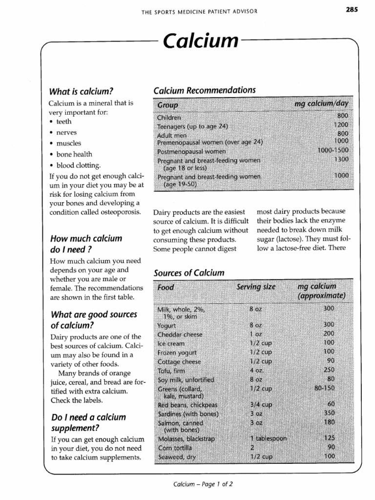 77 - Calcium Supplement | PDF