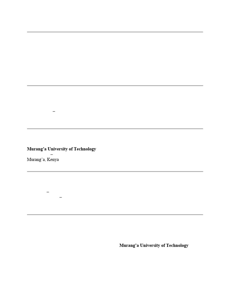 Njoki Isaack Gitau | PDF