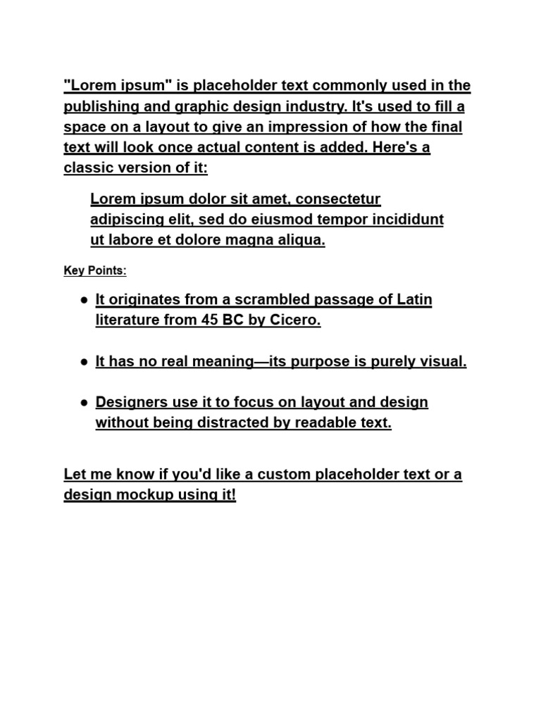 Lorem Ipsum - Is Placeholder Text Commonly Used in The Publishing and ...