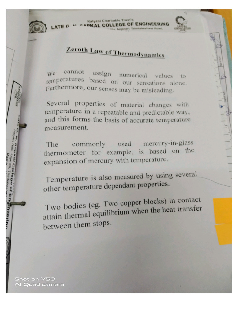 Unit 1 Thermo Rough | PDF