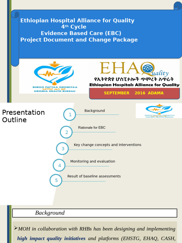 EBC Implementation in Ethiopian Hospitals | PDF | Evidence Based ...