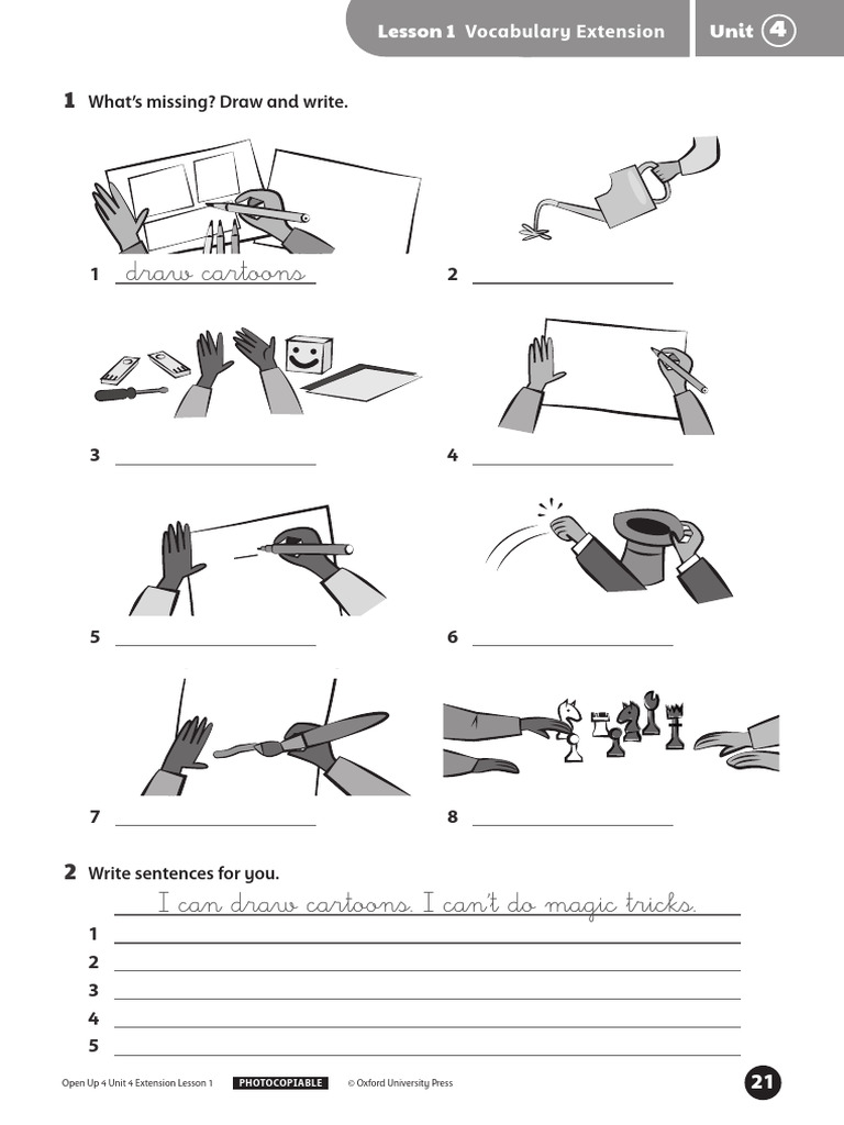 Draw Cartoons: What's Missing? Draw and Write | PDF