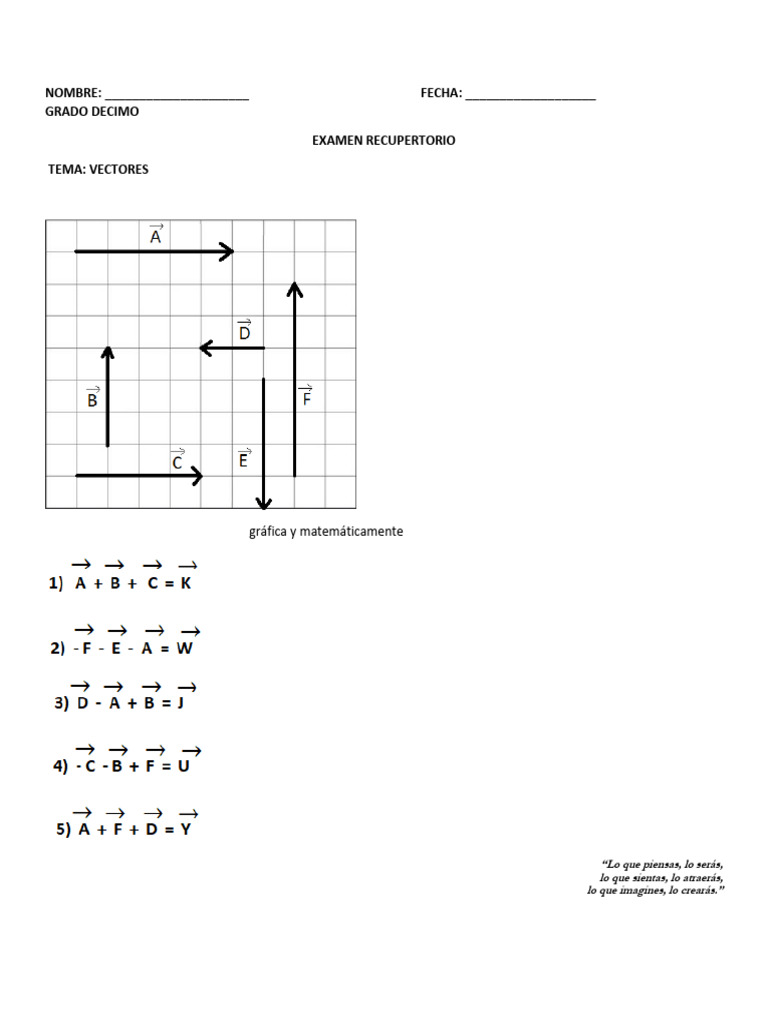 TALLER VECTORES | PDF