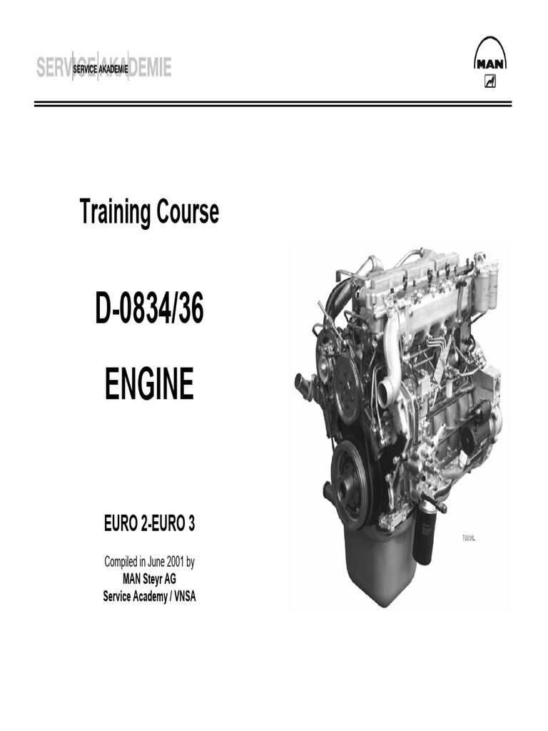 MOTORUL LA MAN D08 IN 6 CILINDRI EURO 2 si 3 | PDF | Internal Combustion Engine | Engines