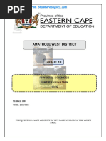 MP Physical Sciences Grade 10 June 2025 P2 and Memo | PDF