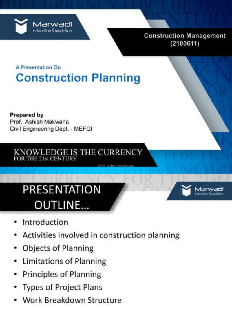Construction Management | PDF