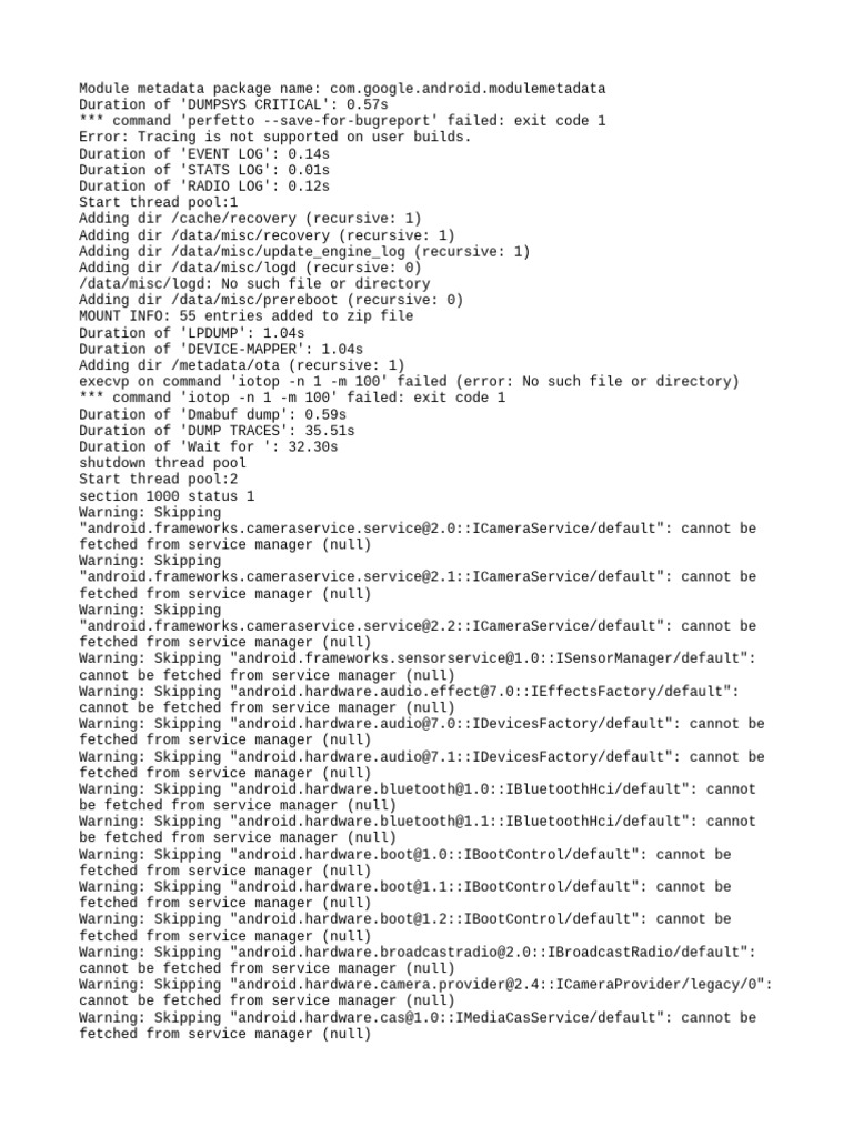 Bugreport RMX3834 TP1A.220624.014 2025 06 05 09 13 21 Dumpstate - Log 22505 | PDF | Operating ...