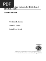Snug-Tightened Bolt Installation Guide | PDF | Mechanical Engineering
