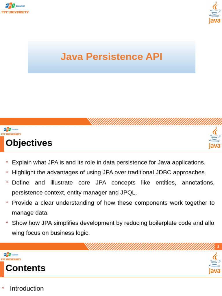 Chapter 01 - JPA, JPA Mapping | PDF | Relational Database | Databases