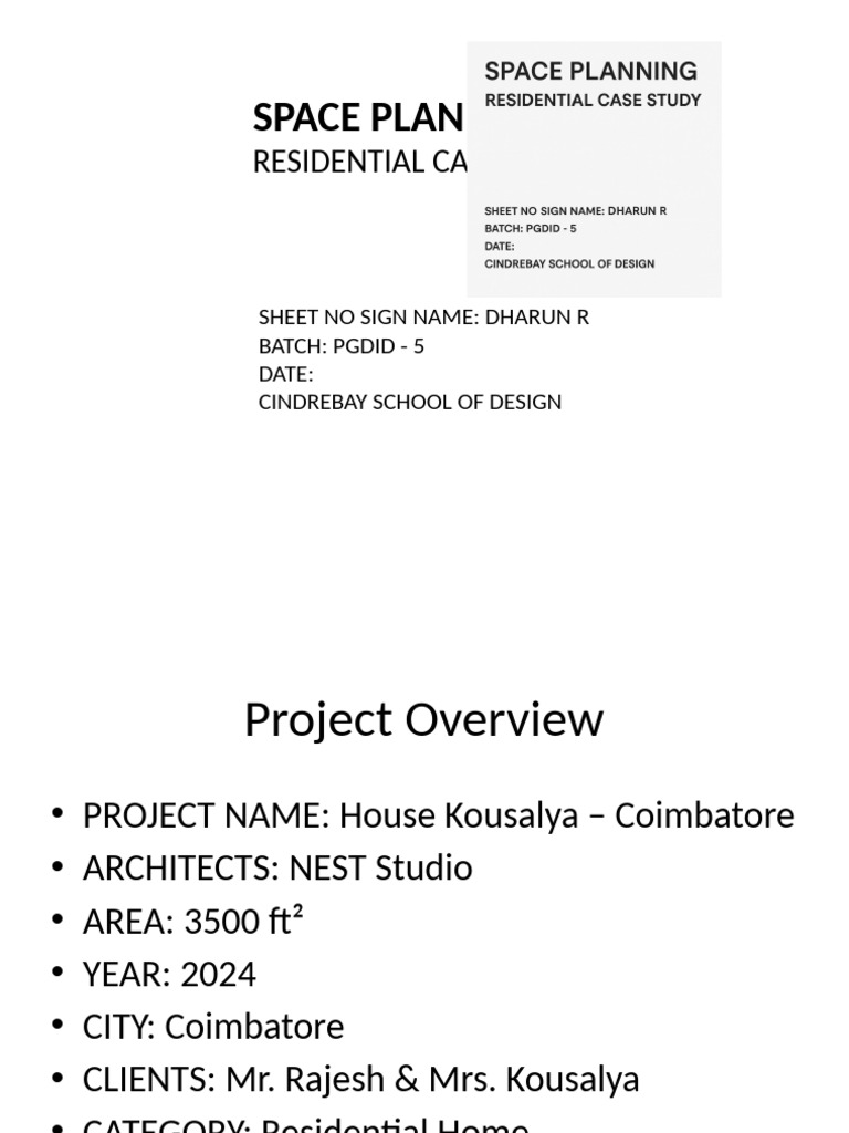 Dharun R Case Study | PDF