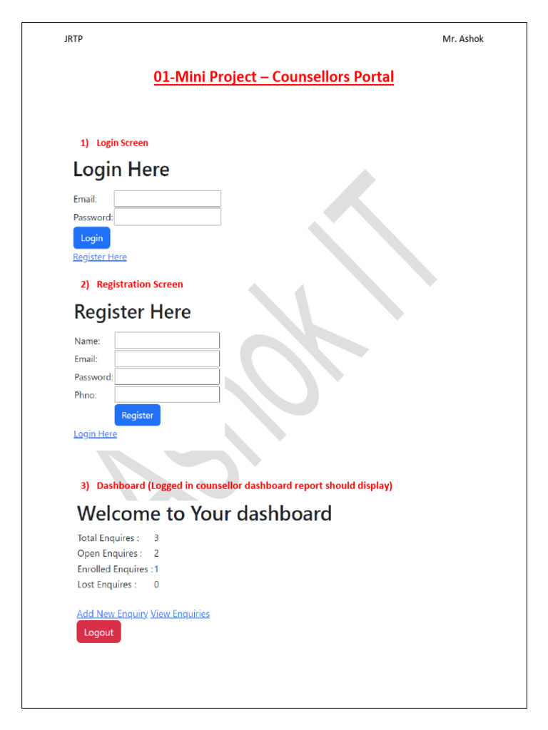 01-Mini Project FDD | PDF
