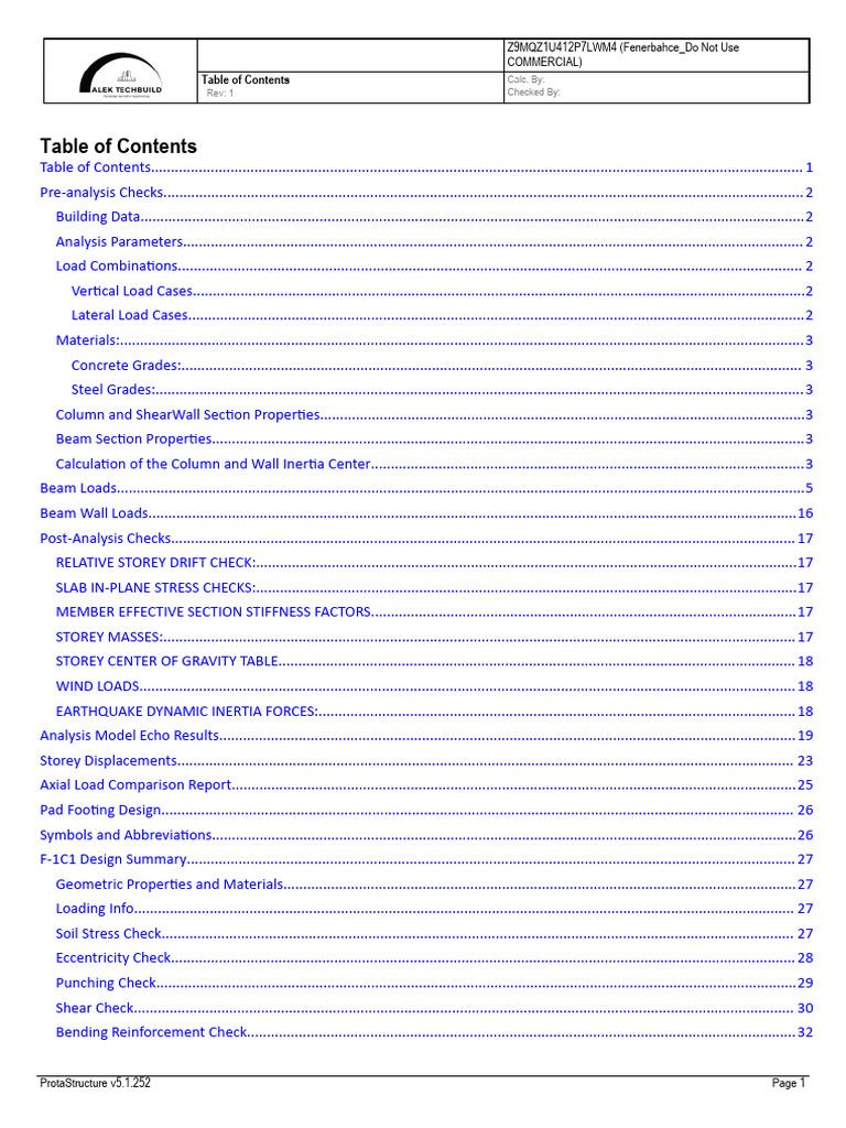 Structural ANALYSIS REPORT | PDF | Beam (Structure) | Bending
