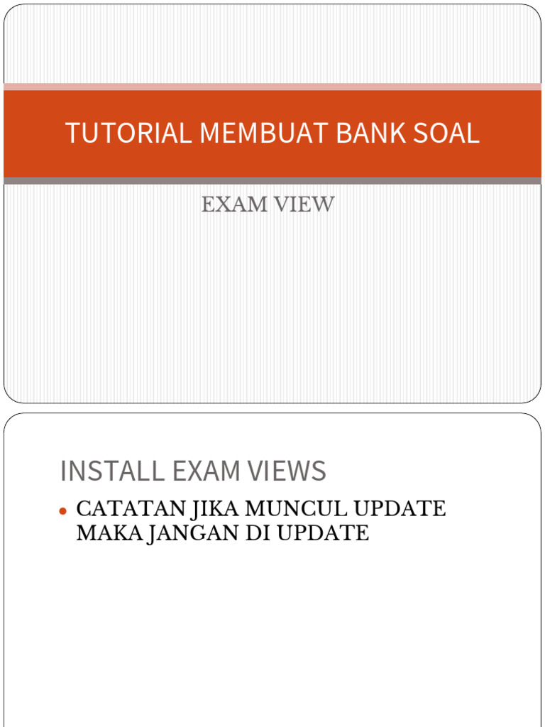 1 Tutorial Membuat Bank Soal Dan Uplaod Ke Moodle | PDF
