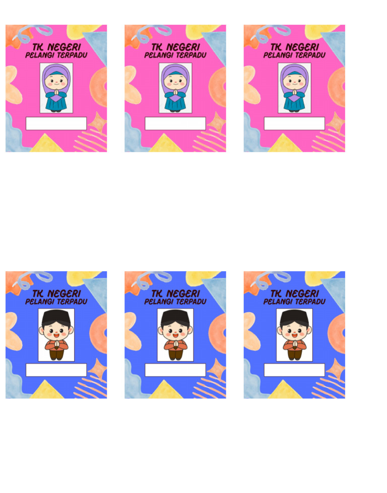 Id Card TK Pelangi Terpadu | PDF