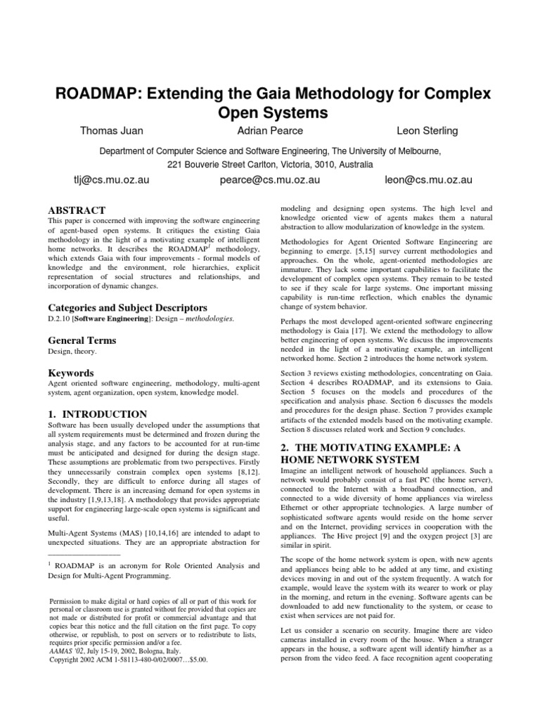 Juan 2002 Roadmap | PDF | Runtime System | System