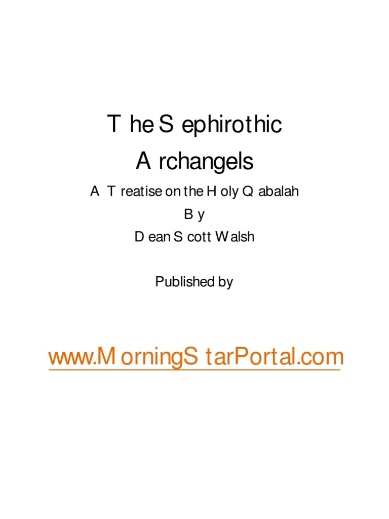 Sephirothic Archangels | PDF | Mysticism | Angel
