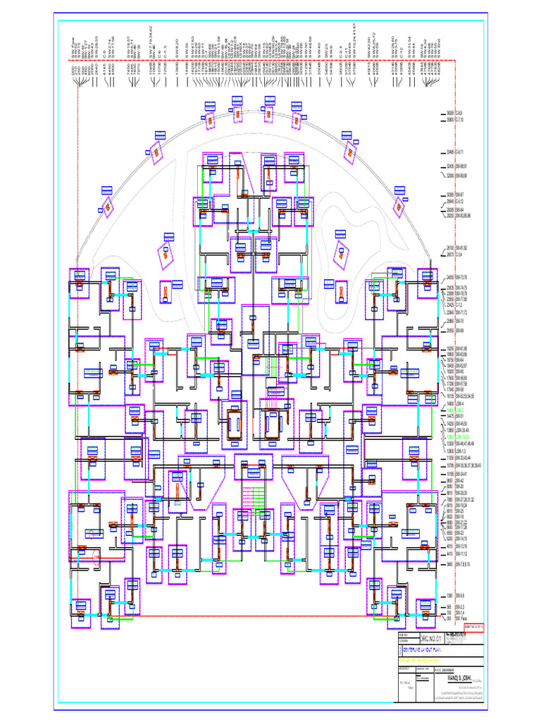 Centre Line Layout Plan Document | PDF