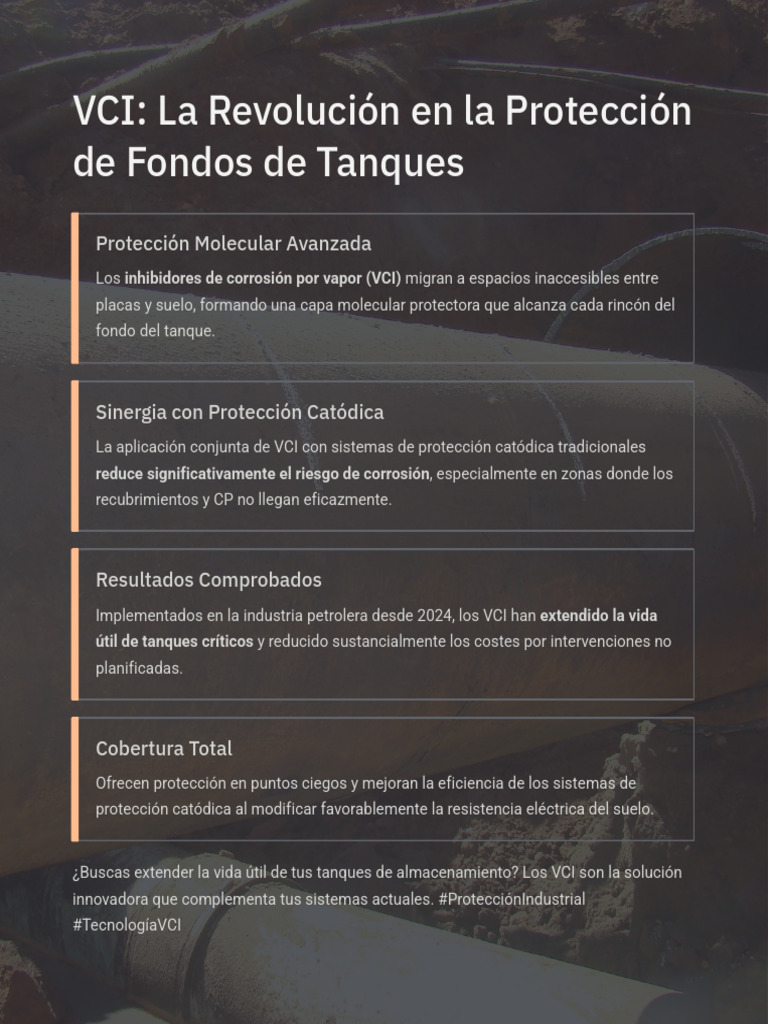 VCI La Revolucion en La Proteccion de Fondos de Tanques | PDF