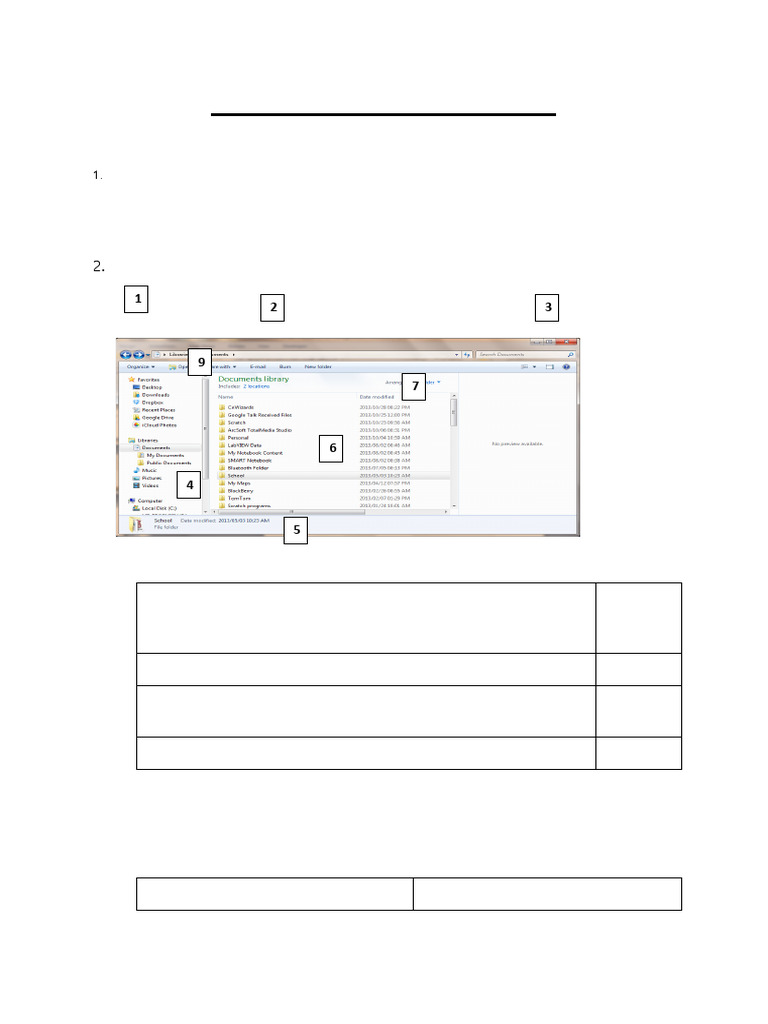 Lesson 1 File Management Worksheet | PDF