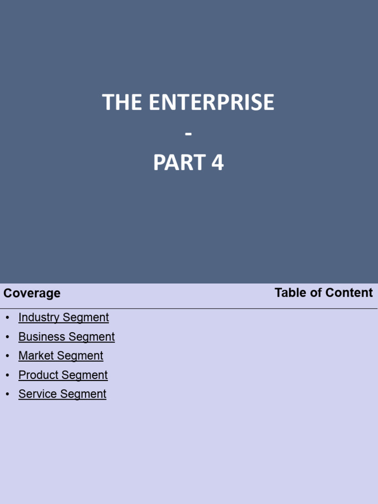 The Enterprise - Business Process Engineering - Part 4 | PDF | Computing