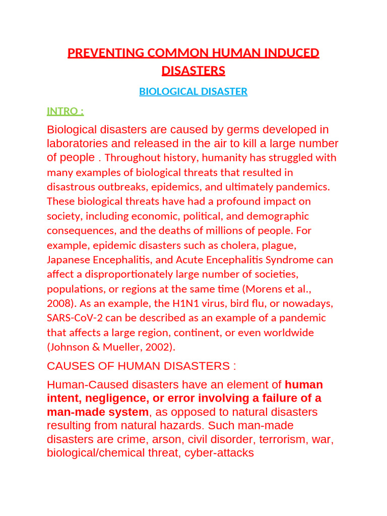 Barani Disaster Management | PDF | Pandemic | Hand Washing