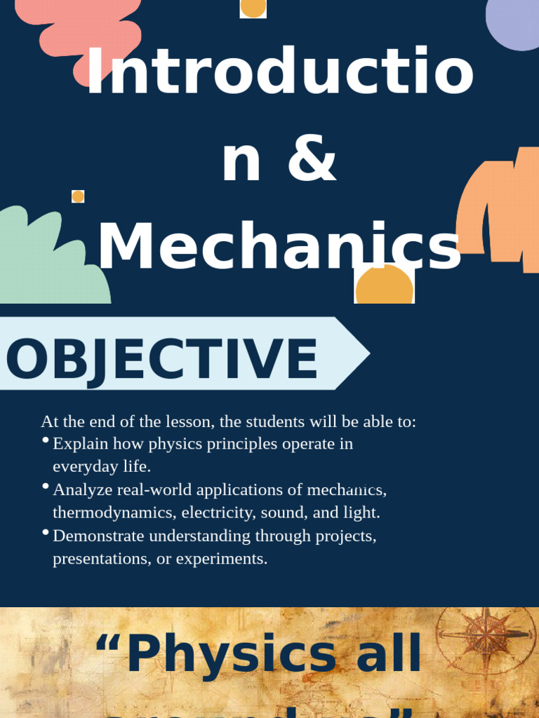 Force and Motion Teacher Presentation Colorful Illustrated | PDF ...