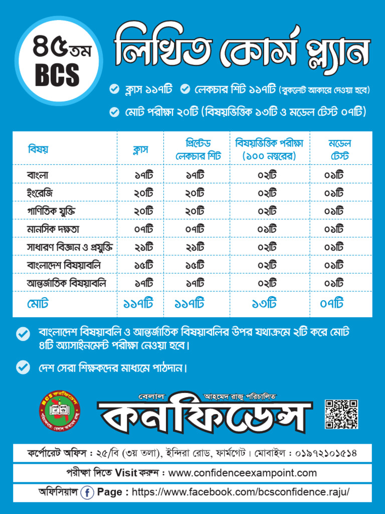 BCS Exam Syllabus Overview 2023 | PDF | Water | Light