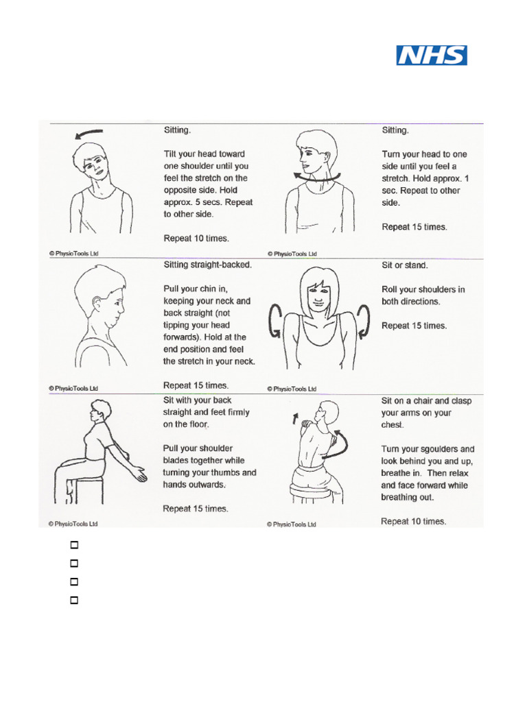 Neck Exercise | PDF