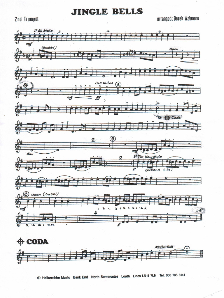 Trumpet 2 - Jingle Bells | PDF