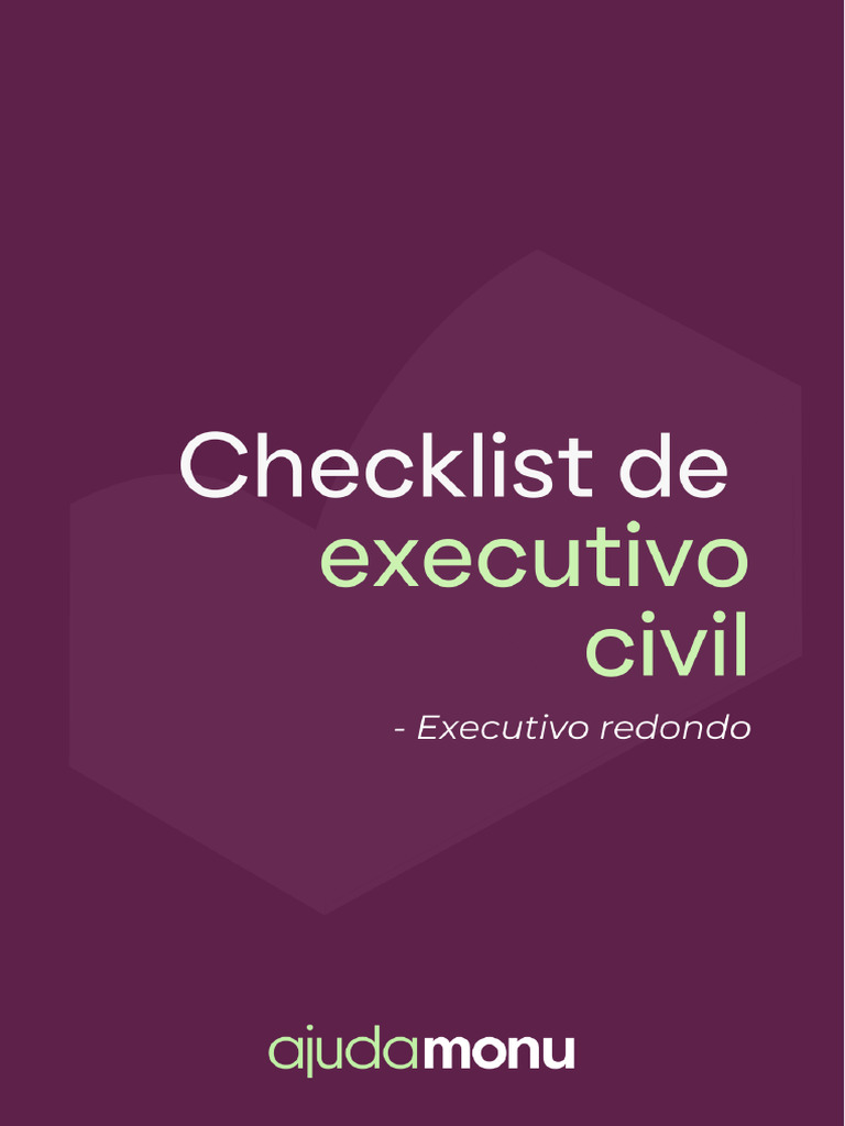 20 Checklist de Executivo Civil - 2.0 | PDF | Ar condicionado | Chuveiro