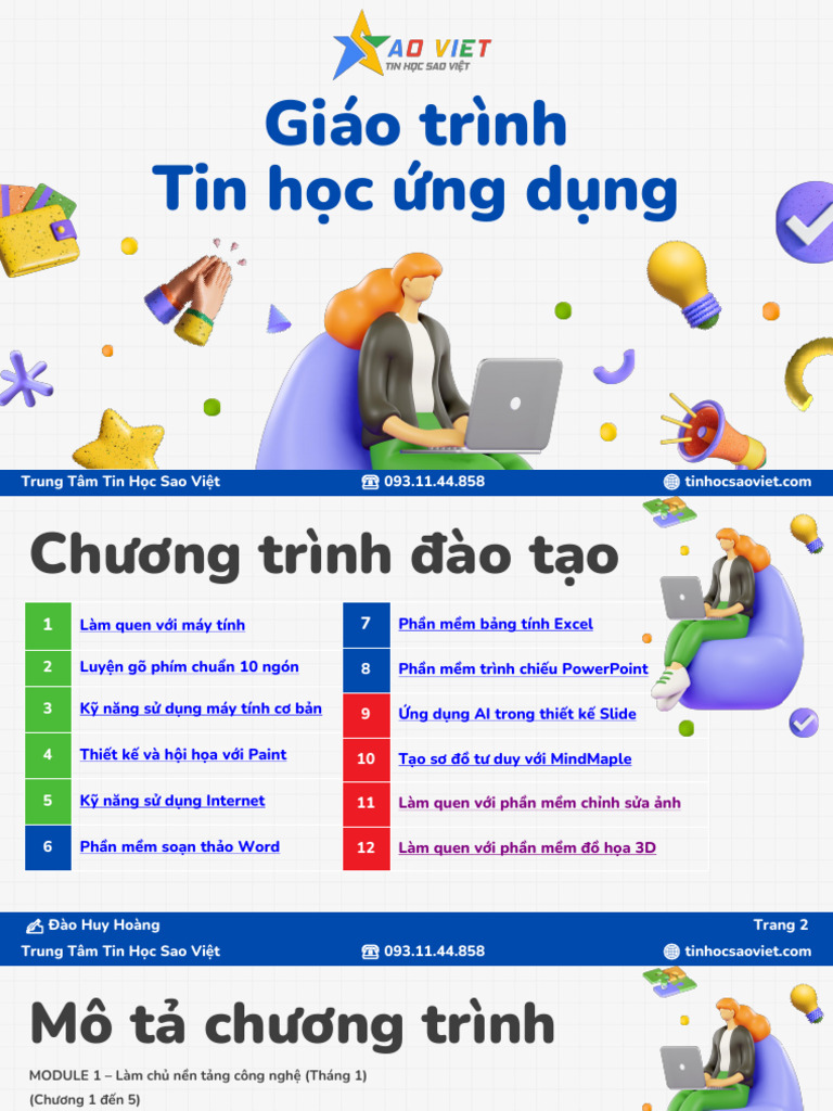Giao Trinh Tin Hoc Ung Dung 2 | PDF