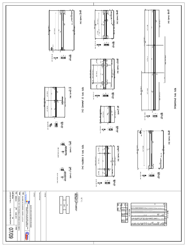 07 09 Arma o Da Vigas Teto1 e Coberta PDF | PDF