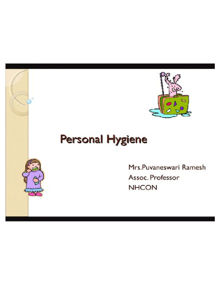 Personal Hygiene PDF. ? | PDF