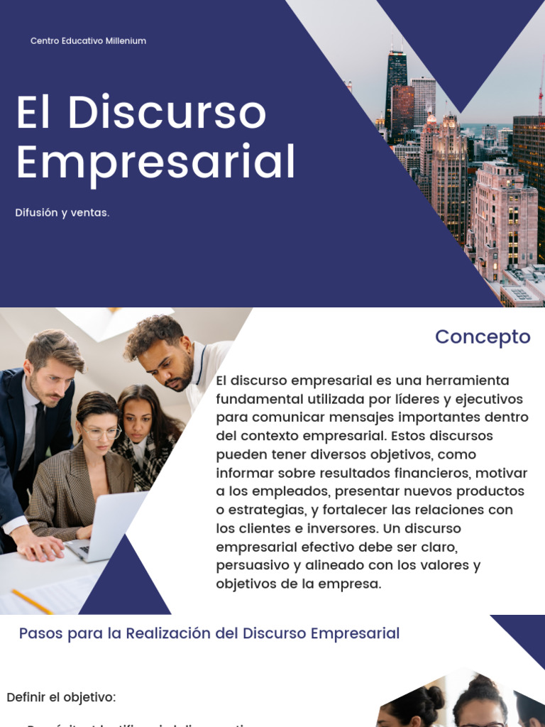 Guía para un Discurso Empresarial Efectivo | PDF | Hablar en público ...