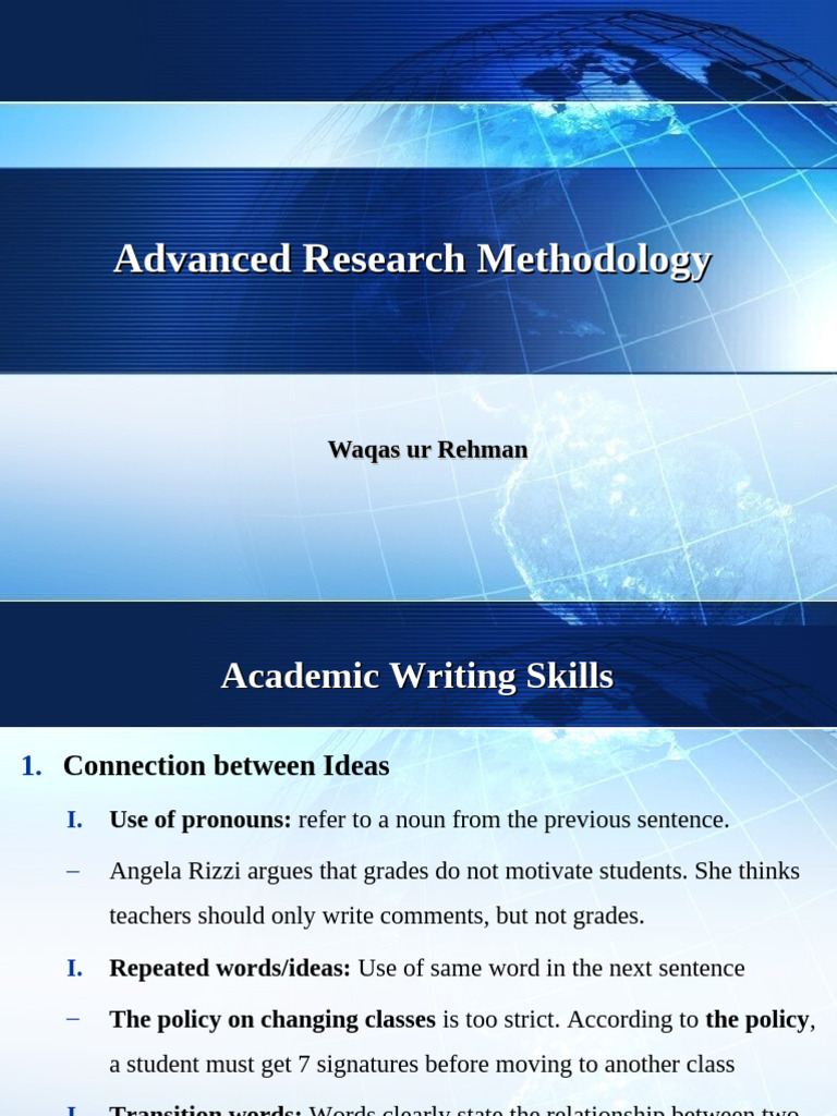 Academic Writing Skills | PDF | Linguistics
