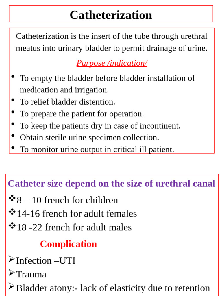 Catheterization and Enema Procedures Guide | PDF | Intravenous Therapy ...