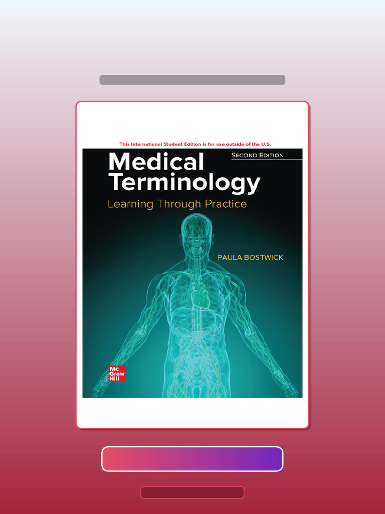 Medical Terminology 2nd Edition Paula Bostwick 9781266848698 126684869X ...