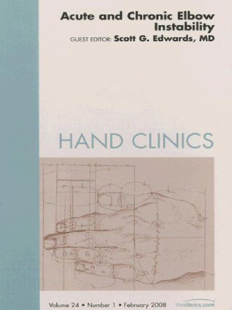Acute and Chronic Elbow Inestability - Hand Clinics | PDF | Elbow ...