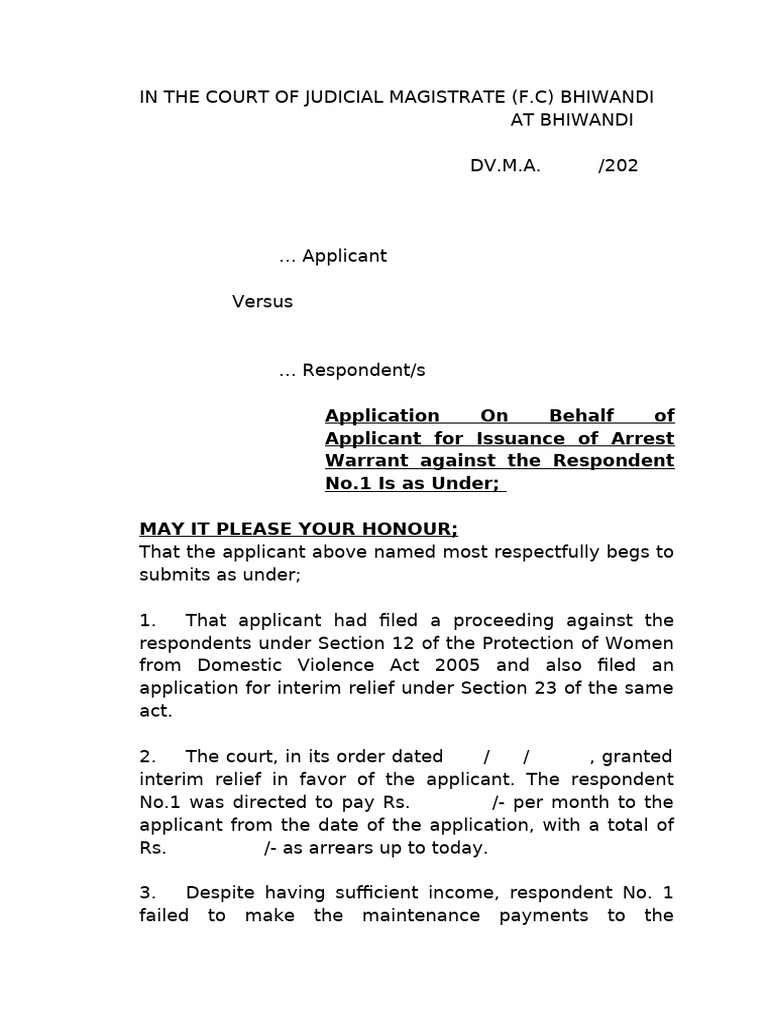 Distress Warrant 1 | PDF