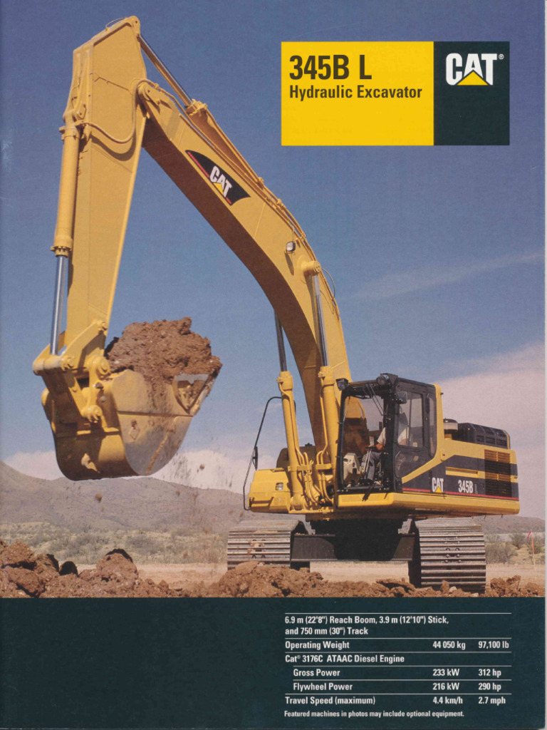 Hydraulic Excavator | PDF | Engines | Pump