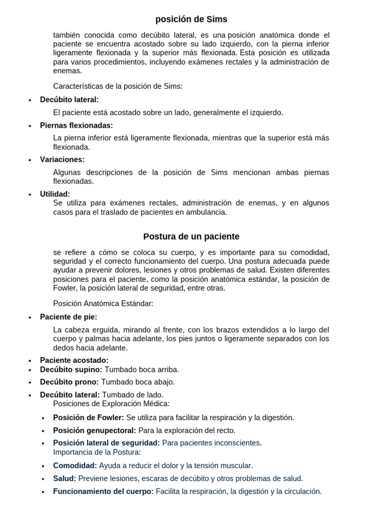 Posición de Sims | PDF | Ct Scan | Electromiografia
