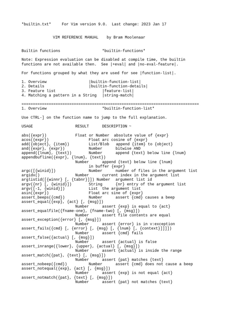 Builtin | PDF | Command Line Interface | Computer File