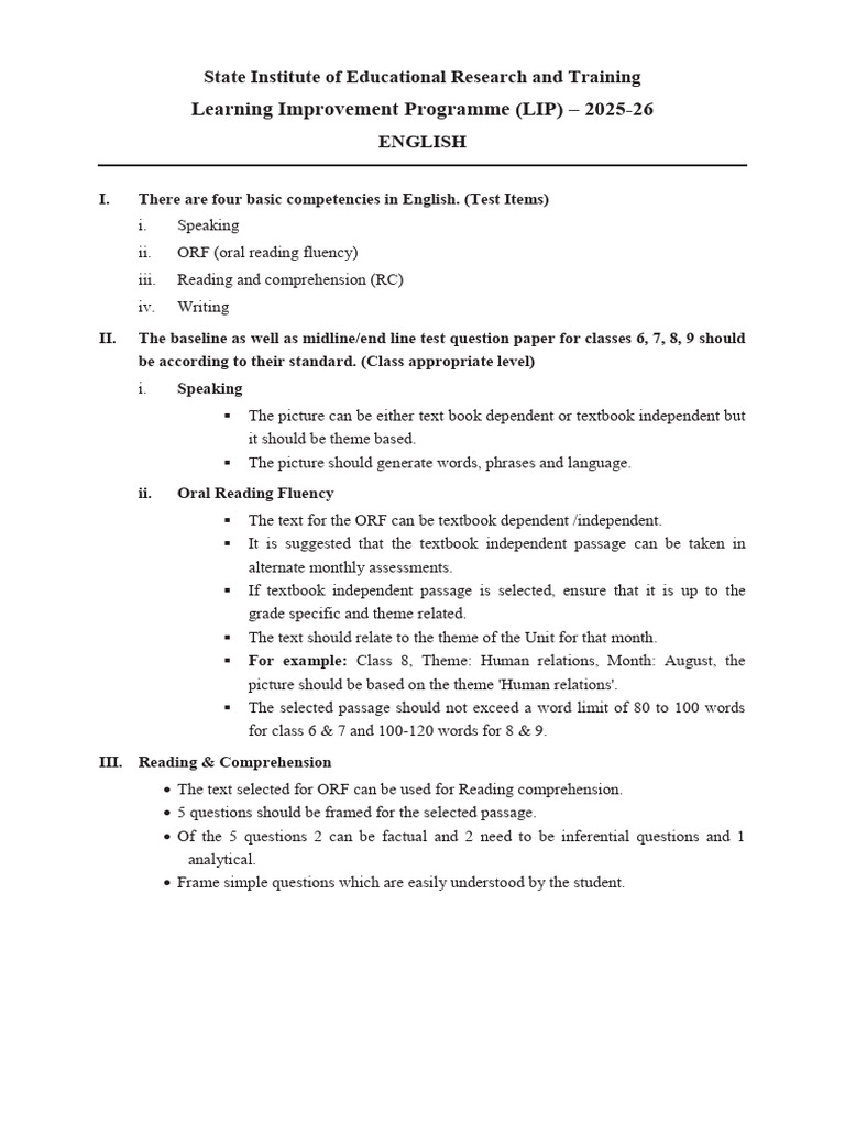 Guidelines For Evaluation Pdf